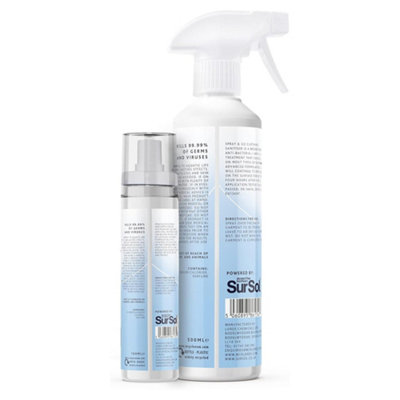 HomeGenie - Spray & Go Clothing Disinfectant - Twin Pack (100ml + 500ml)