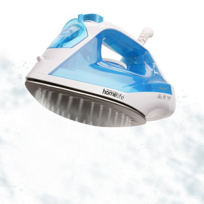 HomeLife "Surf" 1800w Essential Steam Iron - Non-stick Soleplate