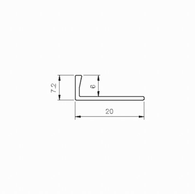 Homelux Silver Straight Edge Tile Trim for tiles up to 9mm - Value pack ...