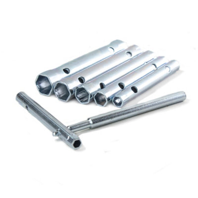 Homemate Box Spanners & Tommy Bar - 7pc Set | DIY at B&Q