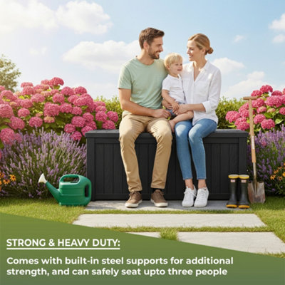 Homeology TUNGSTEN Black 450 Litre 119 Gallon Waterproof Extra Large ...