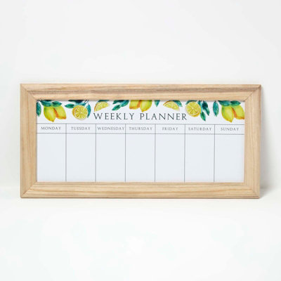 Homescapes Lemon Weekly Planner Board