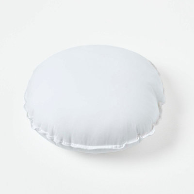 Homescapes Super Microfibre Round Shaped Cushion Pad - Cushion Filler ...