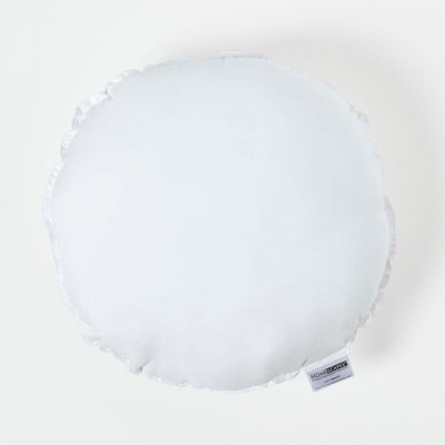 Homescapes Super Microfibre Round Shaped Cushion Pad - Cushion Filler ...