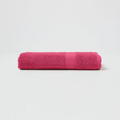 Homescapes Turkish Cotton Raspberry Bath Towel