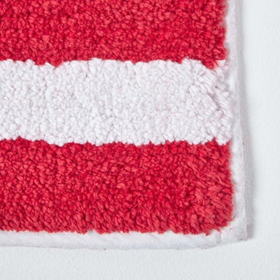 Homescapes USA Flag Cotton Bath Mat
