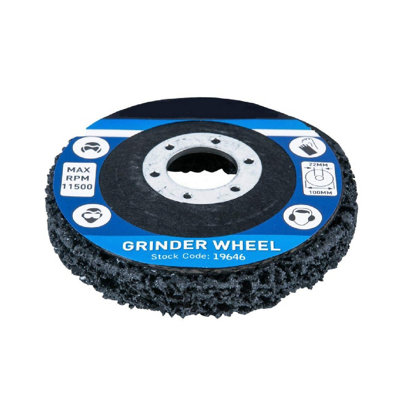 HomeSmart 100mm Paint & Rust Removal Wheel for Angle Grinder - Durable ...