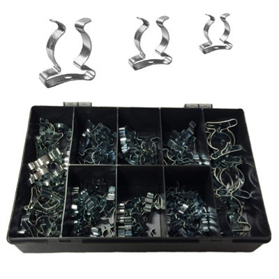 Homesmart 120 x Assorted Tool Spring Terry Clips Heavy Duty Storage ...