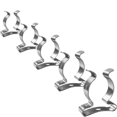 HomeSmart 25 Pack Tool Spring Terry Clips, Wall Mounted Easy Fitting ...