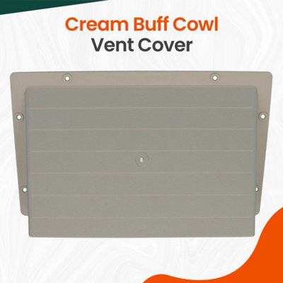 HomeSmart Cream Cowl Air Vent Cover 9"x6" - UV Stable, Weather ...