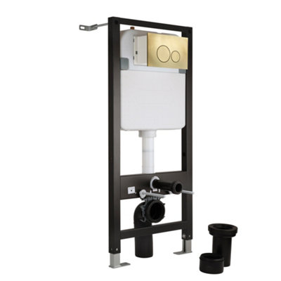 HomeStyleStore 1140mm x 500mm Wall Hung Toilet WC Tall Fixing Frame ...