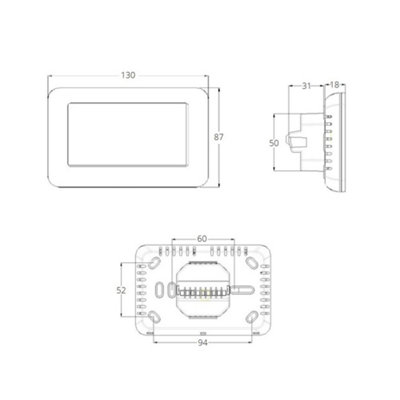 HomeStyleStore 300mm x 785mm Anthracite Cast Iron Style Horizontal 3 ...