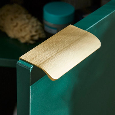 HomeStyleStore 450mm Dark Green Floorstanding Corner Bathroom Vanity ...