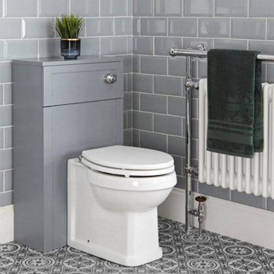HomeStyleStore 645mm Light Grey Bathroom Vanity Unit with Countertop ...