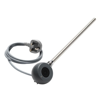 HomeStyleStore Anthracite WiFi Thermostatic Radiator Heated Towel Rail ...
