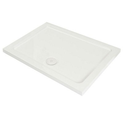 HomeStyleStore Black Corner Walk In Wet Room Hinged Door Shower ...