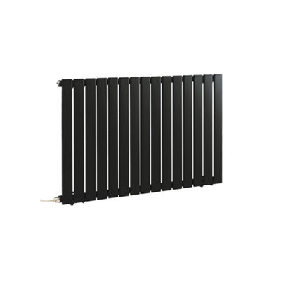 HomeStyleStore Black Single Flat Panel Electric Horizontal Designer ...