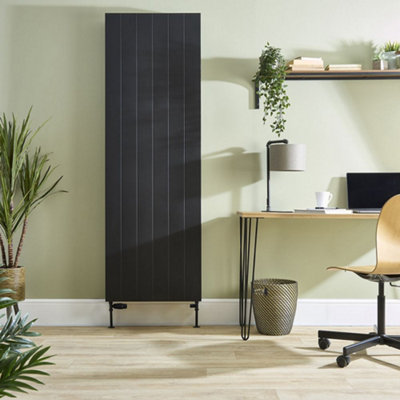 HomeStyleStore Black Type 20 Vertical Double Panel Convector Radiator ...