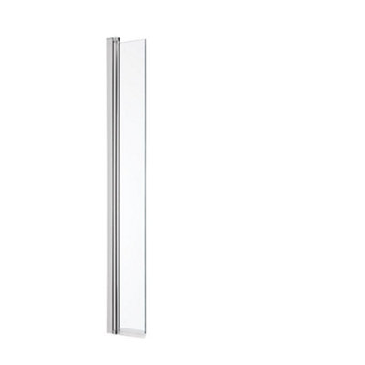 HomeStyleStore Chrome Shower Bath Screen Splash Guard 250mm
