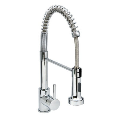 HomeStyleStore Chrome Single Lever Handle Kitchen Sink Mixer Tap Swivel ...