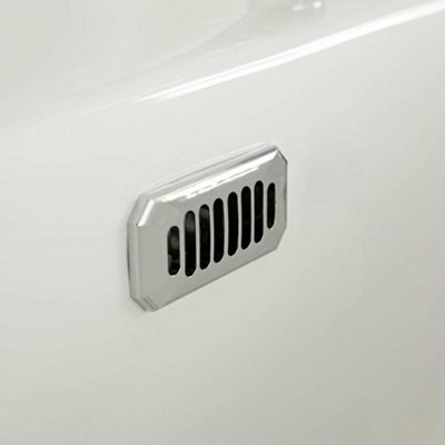 HomeStyleStore Comfort Height White Ceramic Bathroom Basin Sink with ...