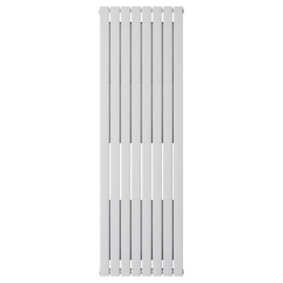 HomeStyleStore White Double Flat Panel Vertical Convector Radiator ...
