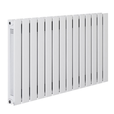 HomeStyleStore White Horizontal Double Flat Panel Convector Radiator ...