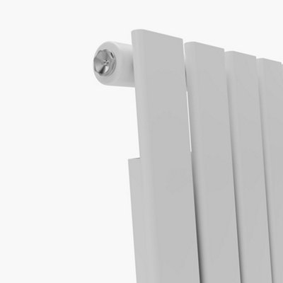 HomeStyleStore White Horizontal Single Flat Panel Convector Radiator ...