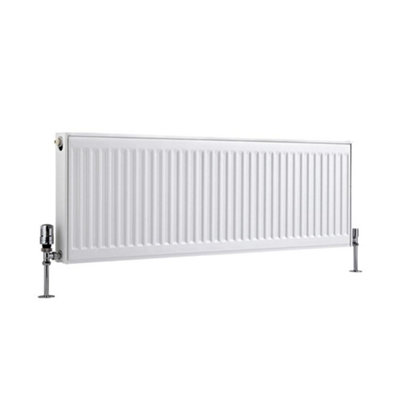 HomeStyleStore White Type 21 Double Panel Plus Horizontal Convector ...