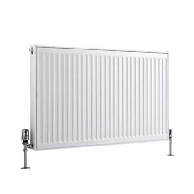 HomeStyleStore White Type 21 Double Panel Plus Horizontal Convector ...