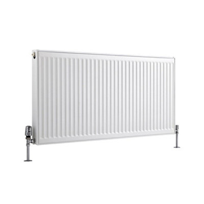 HomeStyleStore White Type 21 Double Panel Plus Horizontal Convector ...