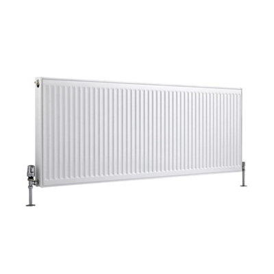 HomeStyleStore White Type 21 Double Panel Plus Horizontal Convector ...