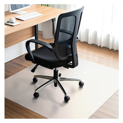 Hometex Universal Clear PVC Non-Slip Chair Mat for Hard Floors - 90 x 120cm