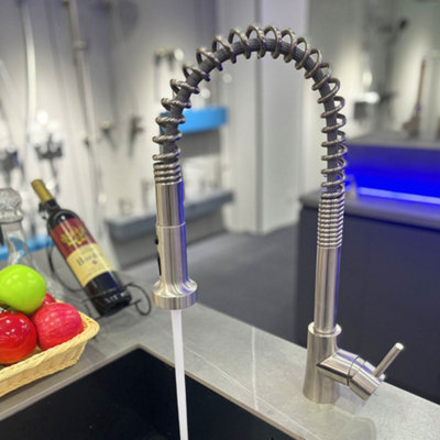 Hommix Cerda Restaurant Kitchen Pull-Down Pre-Rinse Spray Tap