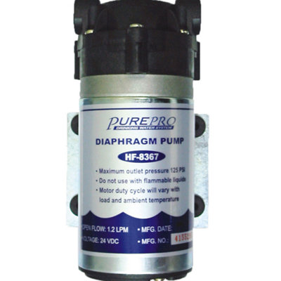 hommix PurePro Diaphragm Booster Pump (HF-8367) for Reverse Osmosis Systems