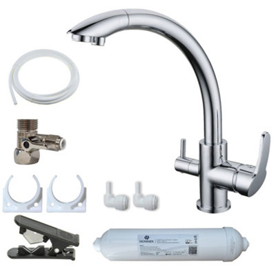 Hommix Vega 3-Way Tap & Advanced Single Filter Under-sink Drinking ...
