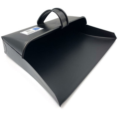 Hooded Large Traditional Metal Dustpan Enclosed design with Handle ...