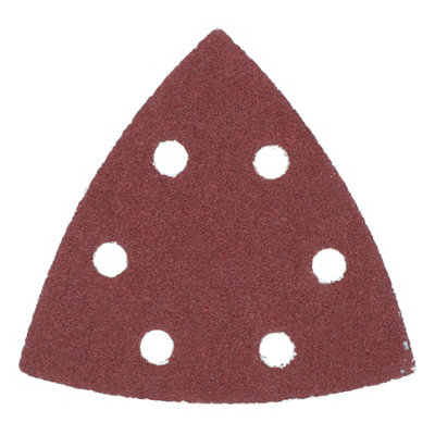 Hook Loop Delta Sanding Abrasive Discs Pads 93mm Triangle 80 Grit ...