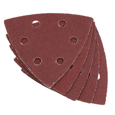 Hook Loop Delta Sanding Abrasive Discs Pads 93mm Triangle 80 Grit ...