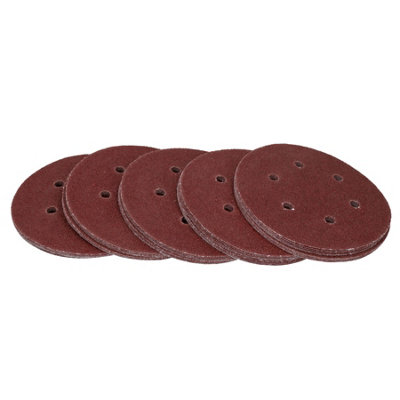 Hook/Loop Sanding Abrasive Discs Orbital DA Palm Sander 50 PK 150mm ...