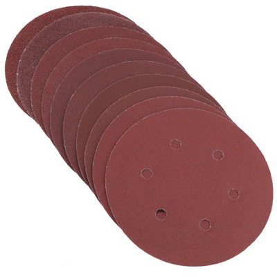 Hook/Loop Sanding Abrasive Discs Orbital DA Palm Sander 50PK 150mm ...