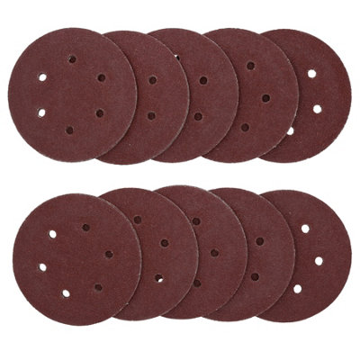 Hook/Loop Sanding Abrasive Discs Orbital DA Palm Sander 50PK 150mm P40 ...