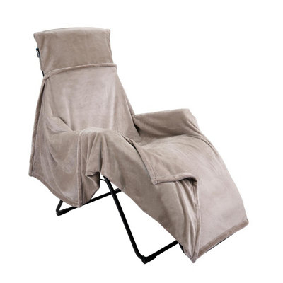 Hook Over Fleece Throw for Standard Size Garden Recliner - Machine ...