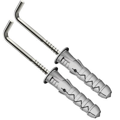Hooks For Hanging L Shape with Plug M10x50mm ( Pack of: 2 ) Square ...