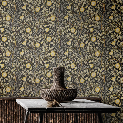 Hoopla Walls Rosehip Trail Chalkboard Smooth Matt Wallpaper