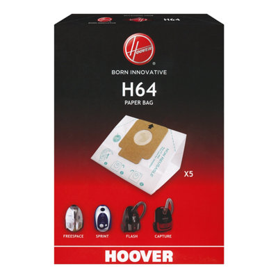 Hoover Candy 'H64' Sprint Series High Filtration Paper Bags (Pack of 5 ...