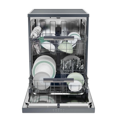 Hoover HFP 4C7E0A-80 - Graphite Dishwasher - 14 Place Settings - C ...