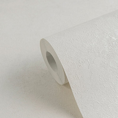 Horizon White Mottled Texture Wallpaper