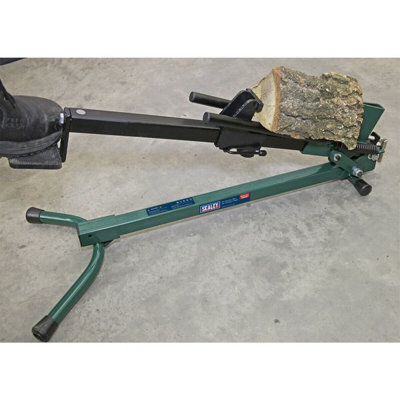 Horizontal Foot Operated Log Splitter - 1.2 Tonne Force - Heavy Duty Steel