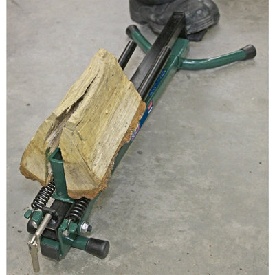 Horizontal Foot Operated Log Splitter - 1.2 Tonne Force - Heavy Duty Steel